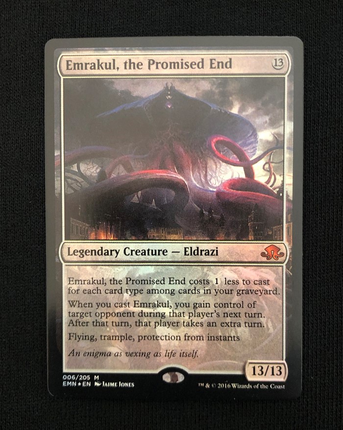 Emrakul The Promised End Foil Mtg Proxy Eldritch Moon Proxy Mtg